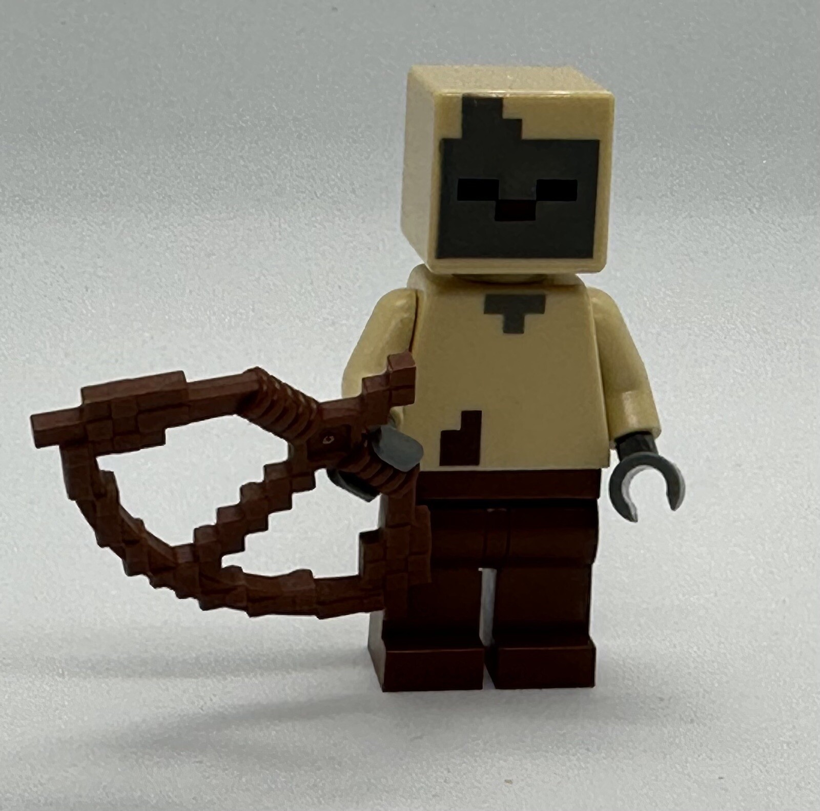 Lego Minifigure Minecraft Husk From Set 21155 The Creeper Mine | eBay