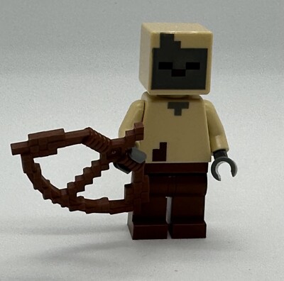 Lego Minifigure Minecraft Husk From Set 21155 The Creeper Mine | eBay