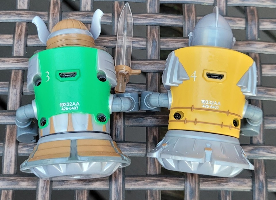 Hexbug Micro Titans Vortex Brawler Bots Samurai and Knight | eBay