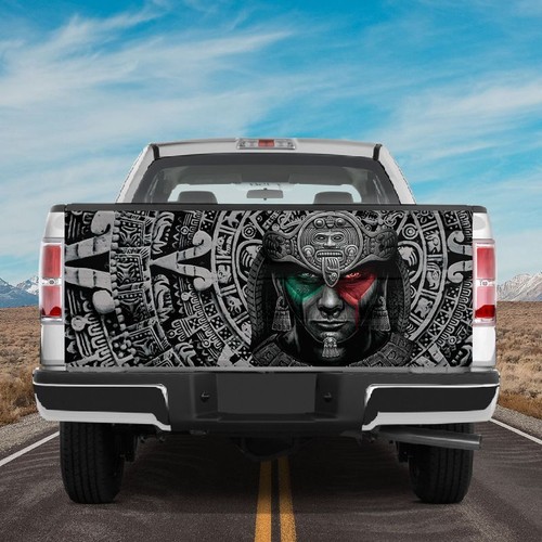 Maya Warrior Truck Tailgate Wrap Maya Culture Pattern Aztec Sticker ...