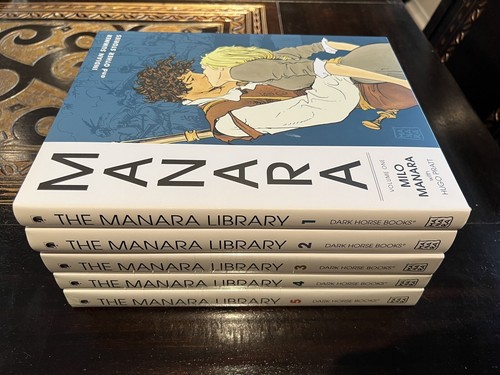 THE MANARA LIBRARY Volume 1-5 HC Milo Manara Hugo Pratt Frederico Fellini + | eBay
