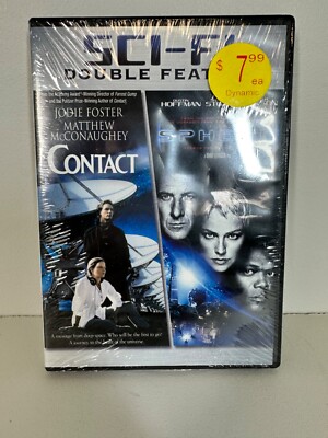 Sci- Fi Double Feature DVD: Contact & Sphere (DVD 2007) New FACTORY ...