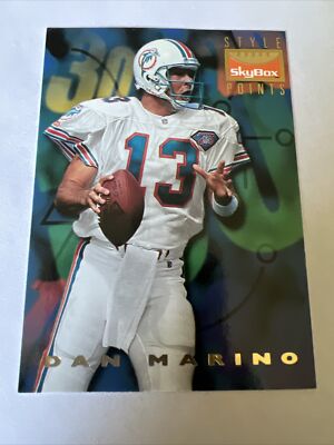 Dan Marino 1995 Skybox Style Points Miami Dolphins #142 NFL HOF QB | eBay