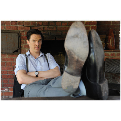 Benedict Cumberbatch in Button Down and Suspenders Feet Up 8 x 10 inch ...