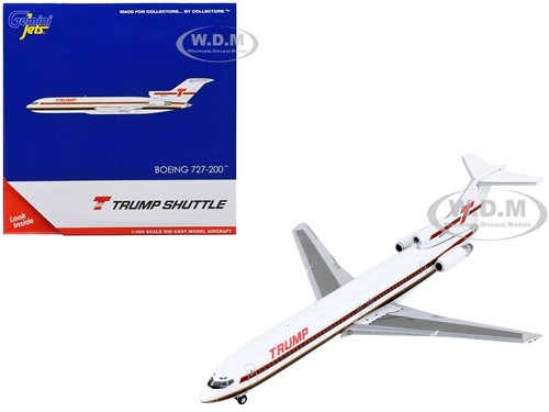 BOEING 727-200 AIRCRAFT "TRUMP SHUTTLE" 1/400 DIECAST MODEL BY ...