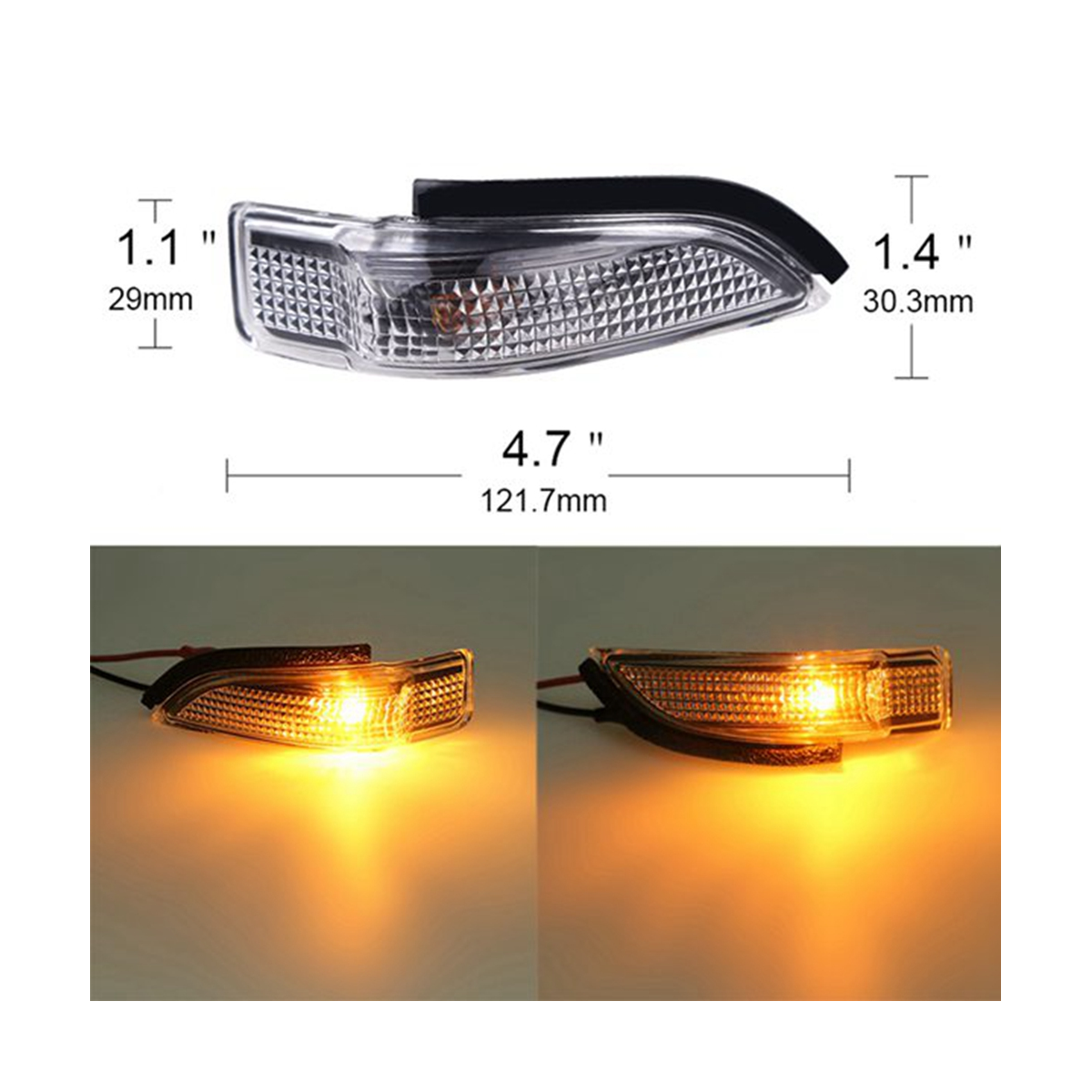 8174052050 Front Left Rearview Side Turn Signal Indicator Light for ...