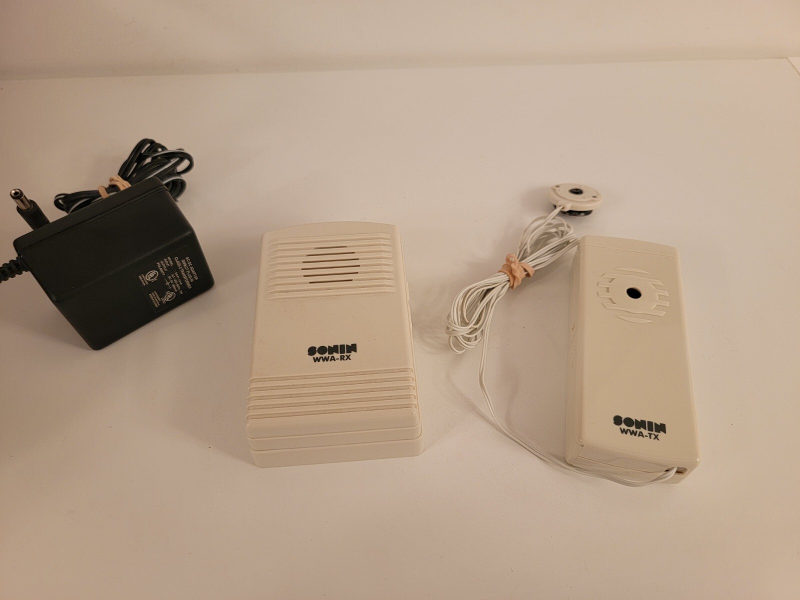 Sonin Water Leak Detector Alarm Transmitter and Receiver WWA-RX, WWA-TX ...