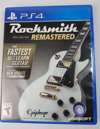 Rocksmith 2014 Edition Remastered (PlayStation 4, 2016) No Cable | eBay