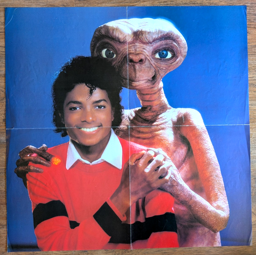 Michael Jackson ET Poster from ET The Extra Terrestrial Soundtrack ...