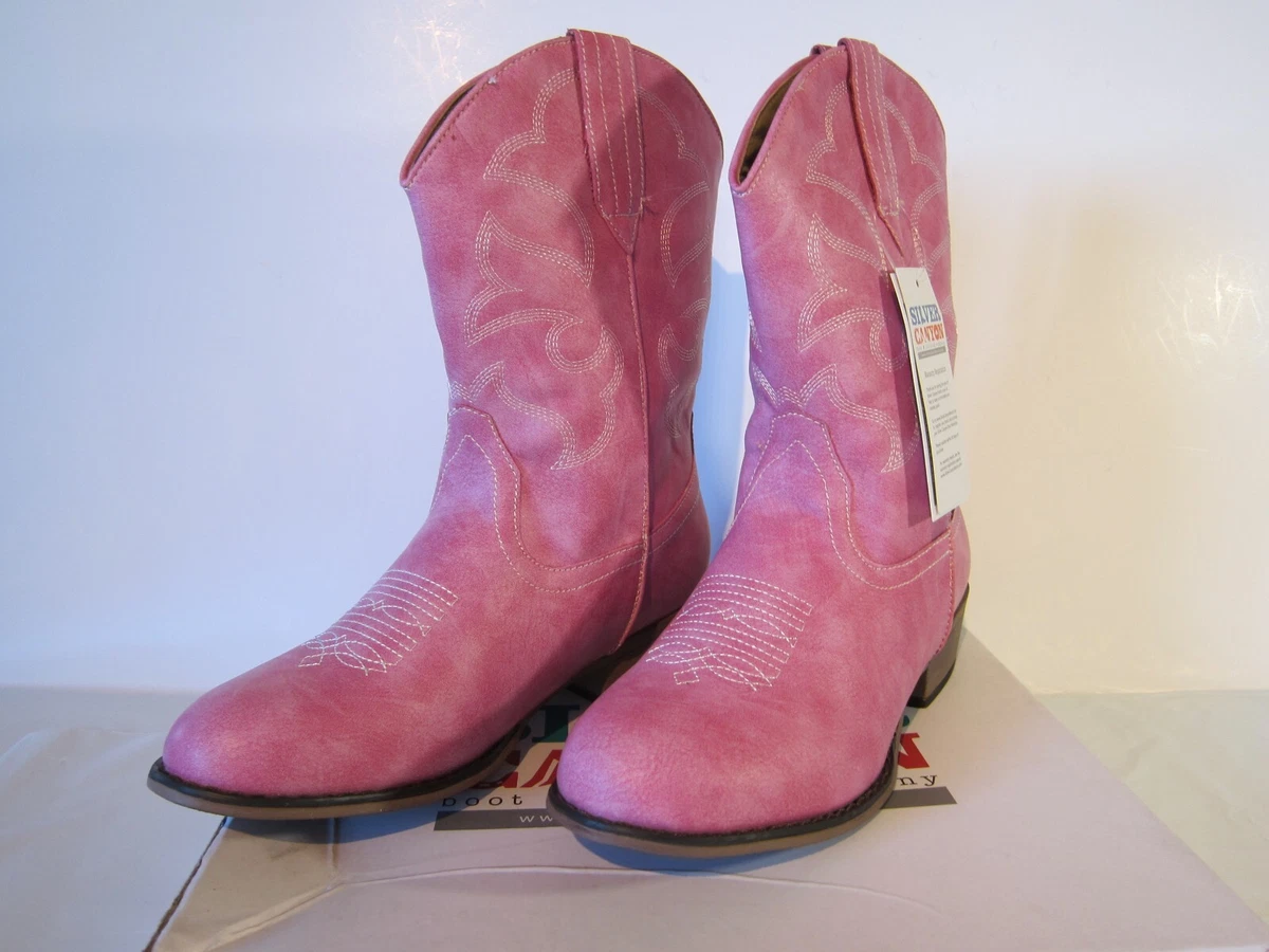 Youth Pink Cowboy Boots