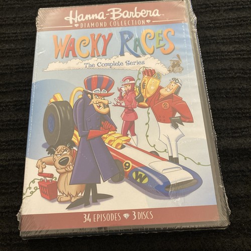 WACKY RACES THE COMPLETE SERIES New 3 DVD Set Hanna-Barbera Diamond ...