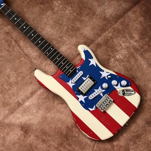 Custom Widow 2015 Red Electric Guitar EMG pickup stock Quilted maple ...