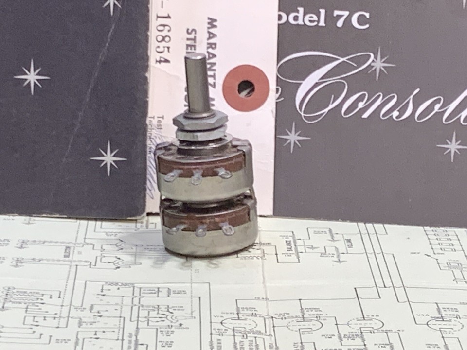 MARANTZ 7 7C TUBE Preamplifier 1 Meg Linear BALANCE CONTROL ...