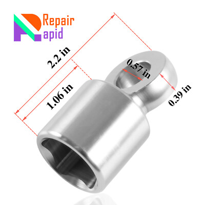 Spare Tire Socket Wheel Handle 304 Stainless Steel for 2008 - 2016 ...