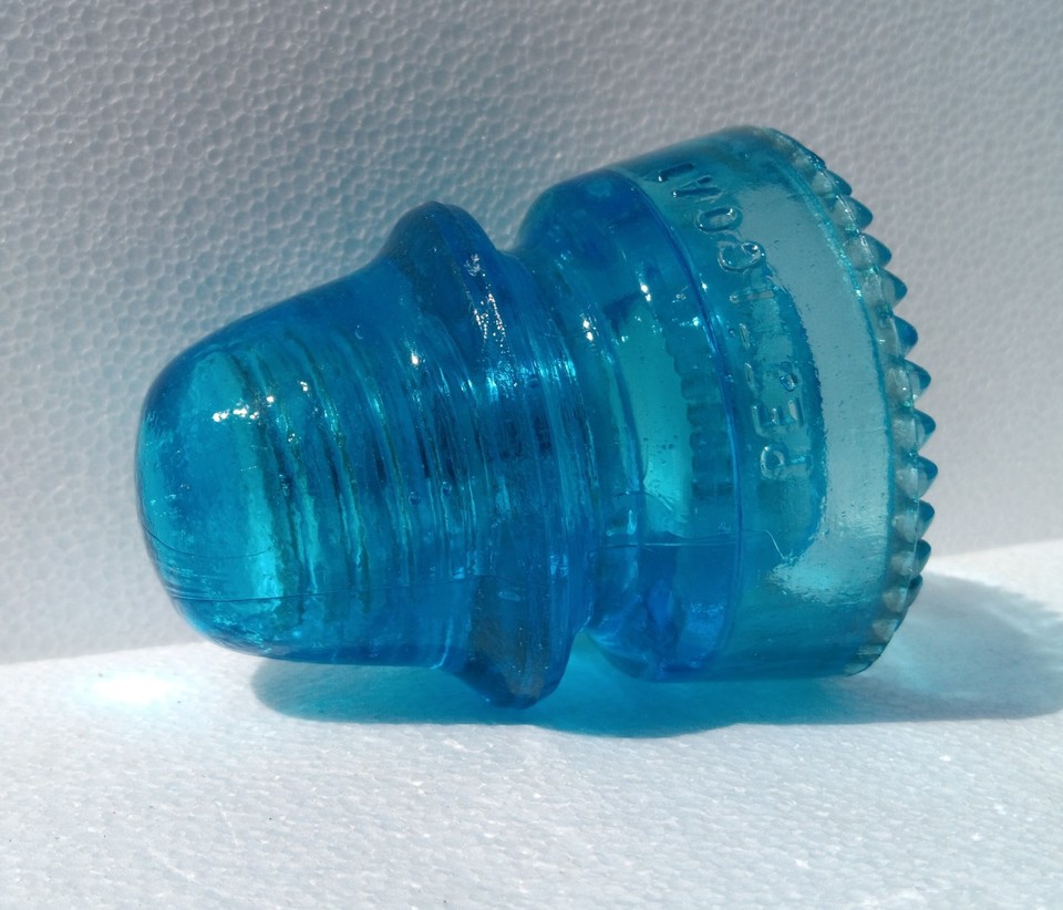 H.G.CO electric Blue Glass Insulator | eBay