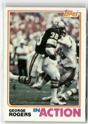 1982 TOPPS #411 GEORGE ROGERS NEW ORLEANS SAINTS | eBay
