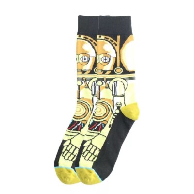 Cartoon Socks, Fun Novelty Mens Crew Character Socks | eBay