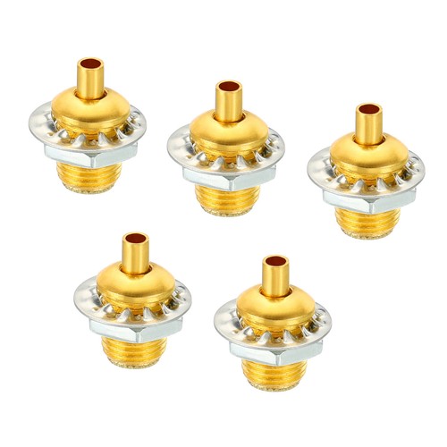 5Pcs M10 Steel Cable Grip Wire Lock Wire Clamp for Pendant Lamp, Golden ...