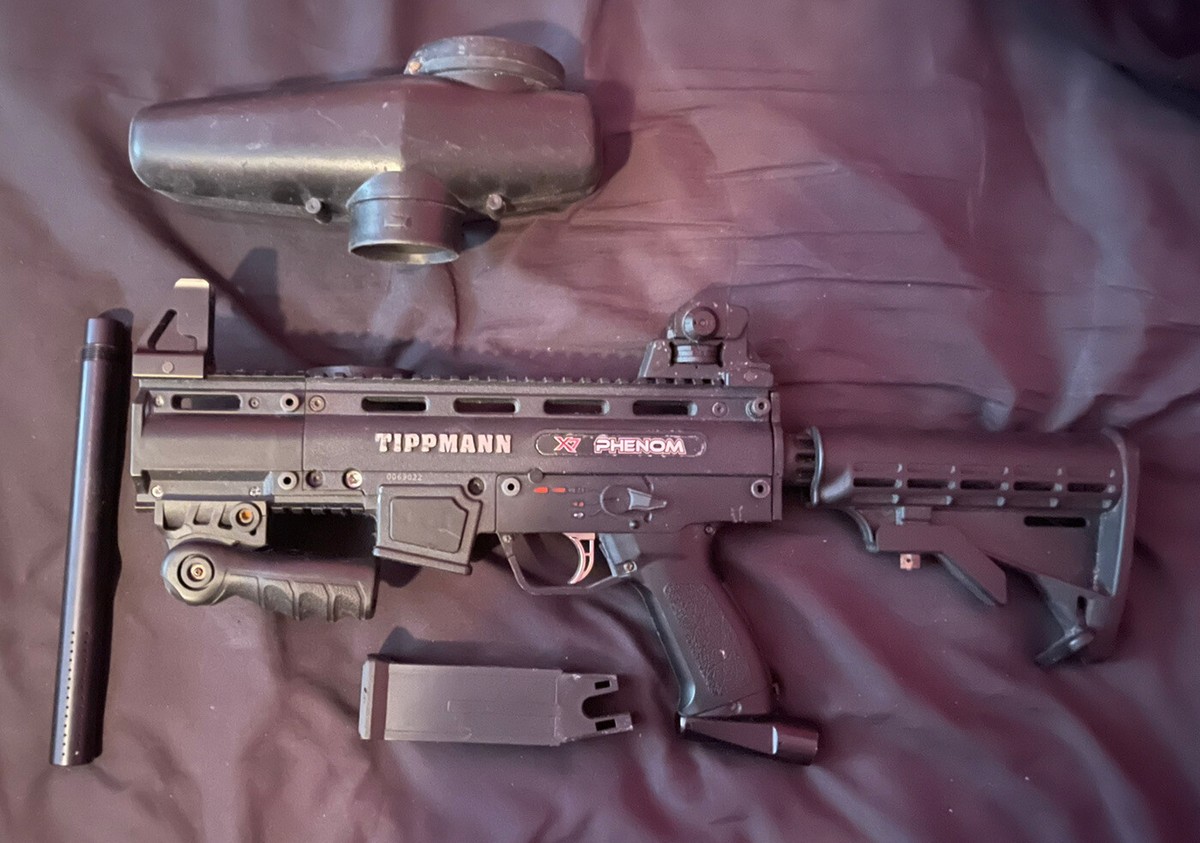Tippmann X7 Phenom Electronic Sidewinder Sniper Paintball Paintball