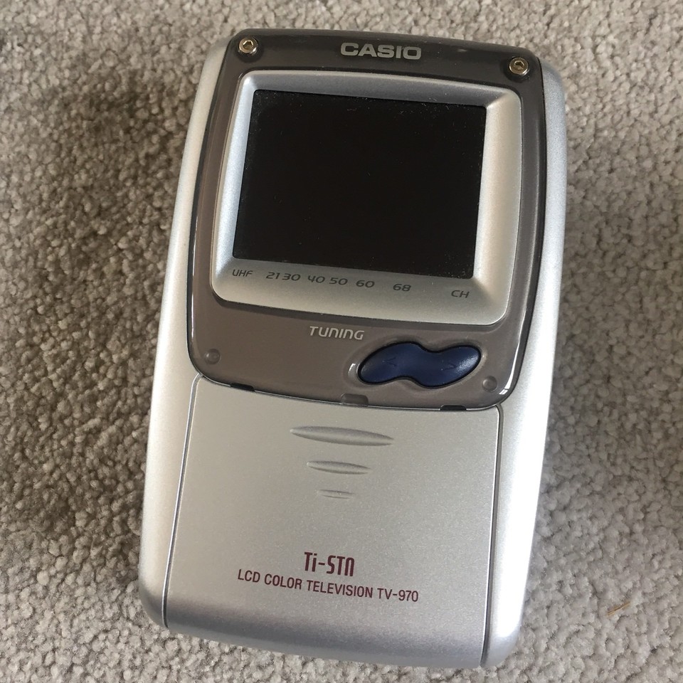 Casio TV / Television LCD Pocket Color Television 1990's MODEL AD-K65EL ...