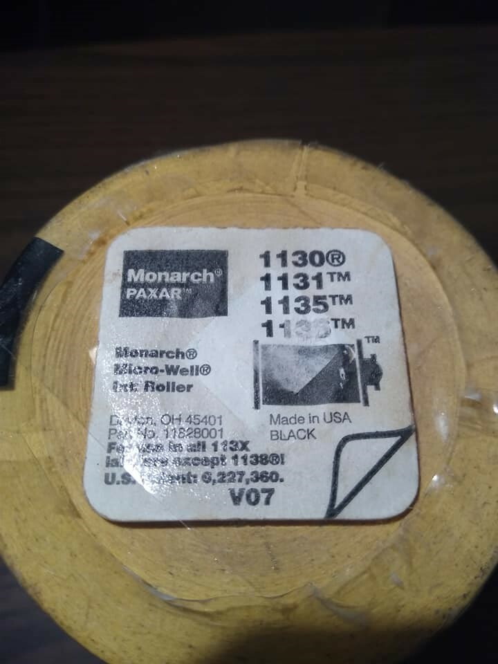 Monarch 1100 series Senso Labels yellow Reads- Our Price- with Ink ...