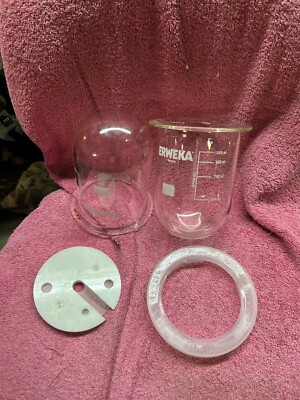 Erweka glass vessel 1000ml for Dissolution Tester 2 each with ...