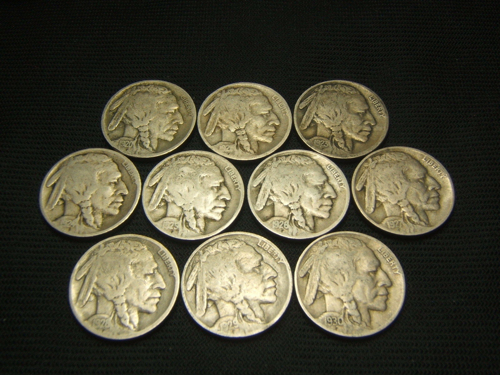 *FREE S/H! STUNNING BUFFALO NICKEL COLLECTION 1913-38! *6 SEMI-KEYS ...