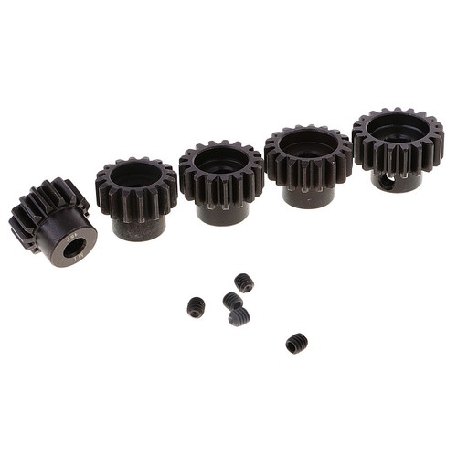 5 Pcs / Pack 15T 19T Pinion Motor Gear 5mm Shaft M1 for 1/8 Scale ...