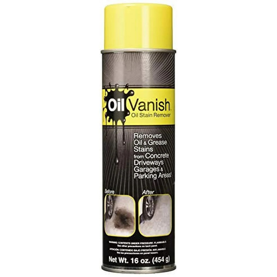 Oil Vanish Oil Stain Remover Aerosol Spray, 16 oz. (454 g) | eBay