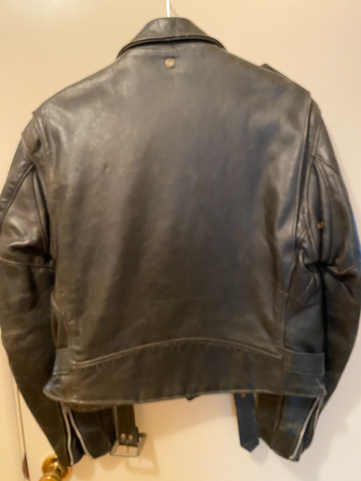 Schott Perfecto 618 Leather Motorcycle Jacket Size 42 - Gem