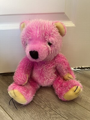 Vintage Pink And Yellow Teddy Bear | eBay