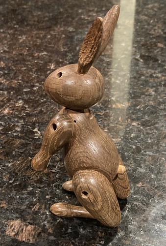 Vintage Articulated Danish Movable Wooden Rabbit By Kay Bojesen, 1957 ...