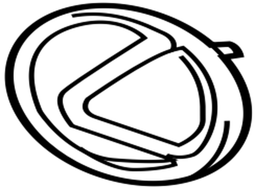 90975-02107 Toyota Emblem, radiator grille (or front panel) 9097502107 ...