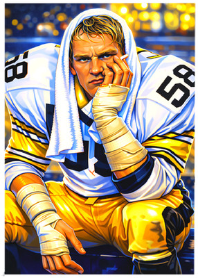 JACK LAMBERT * Pittsburgh Steelers * FOOTBALL * Novelty Art Card * ATC ...