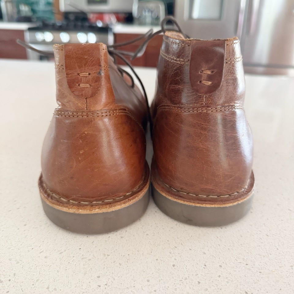 Crown Vintage Casper Chukka Boots, Brown, Men's 10 Cognac Brown Leather ...