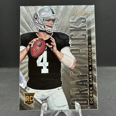 DEREK CARR Oakland Raiders 2014 DRAFT PICKS ROOKIE CARD Prestige ...