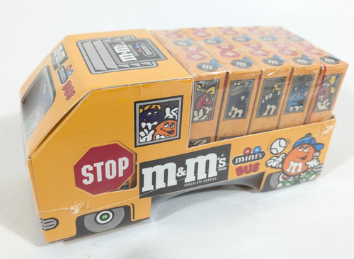 M&M’s Minis Cardboard School Bus Sealed Unopened Collectible Great ...