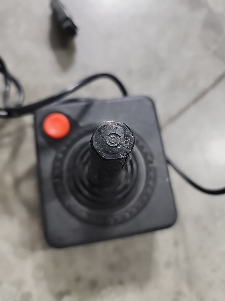 Atari 2600 Joystick Controller OEM Original Vintage 1 Button Tested ...