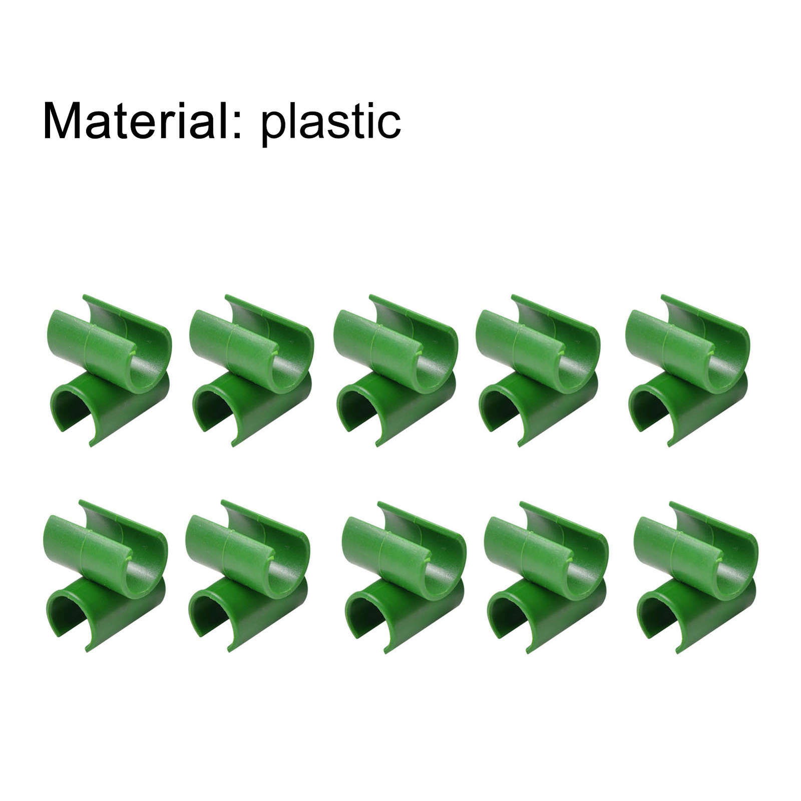 10pcs Fixed Clamp Cross-type Plastic Plant Fasten Clip Lightweight | eBay