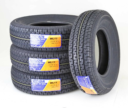 Set 4 Premium WINDA Trailer Tires ST205/75R14 8PR Load Range D Steel ...