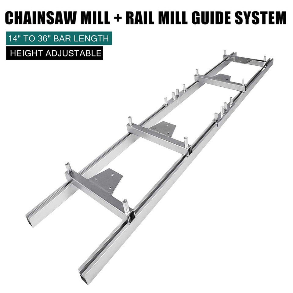Adjustable Portable Chainsaw Mill Guide Rail Aluminum Alloy Extended ...