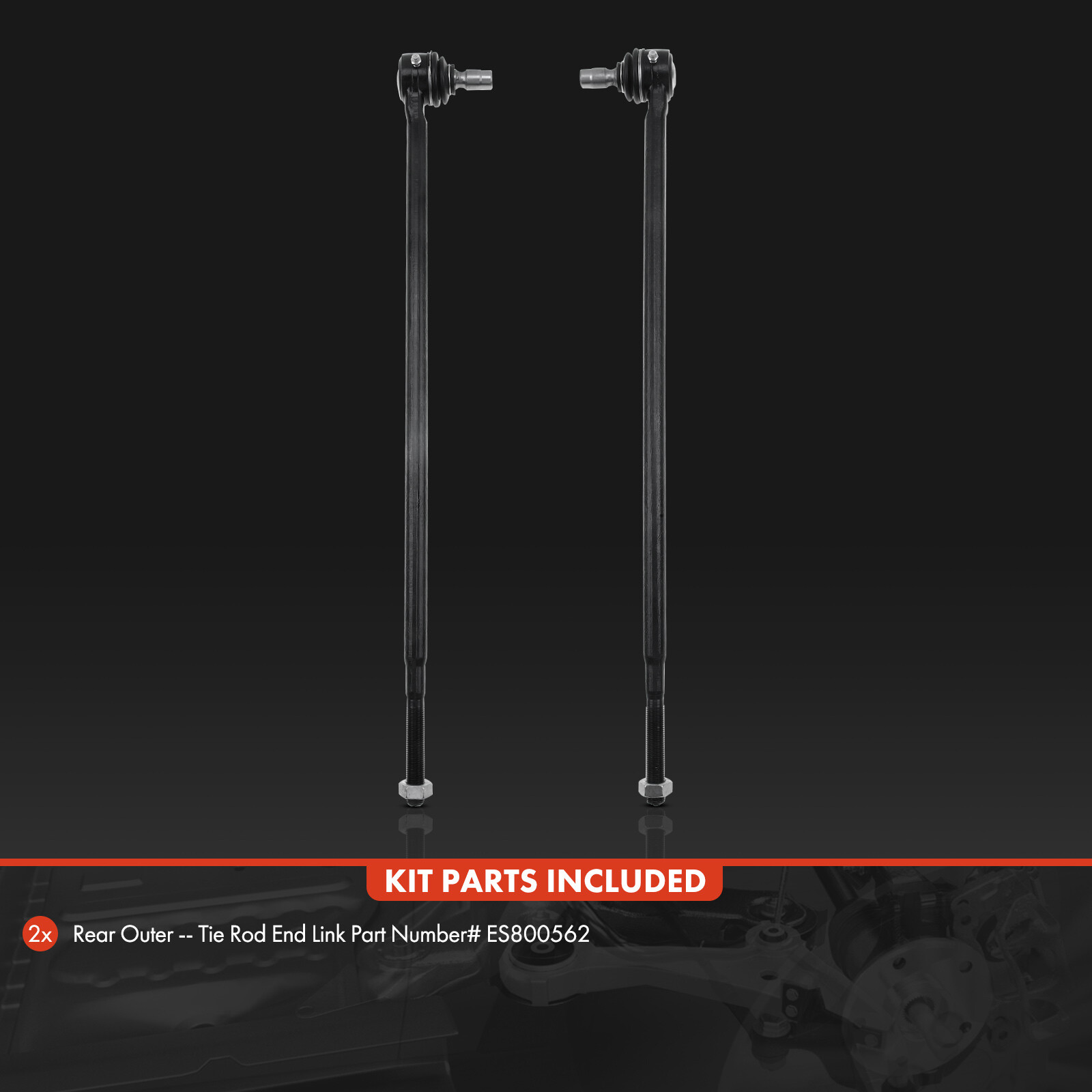 2pcs Rear Outer Tie Rod End for Ford Explorer 2002-2005 Lincoln Aviator ...