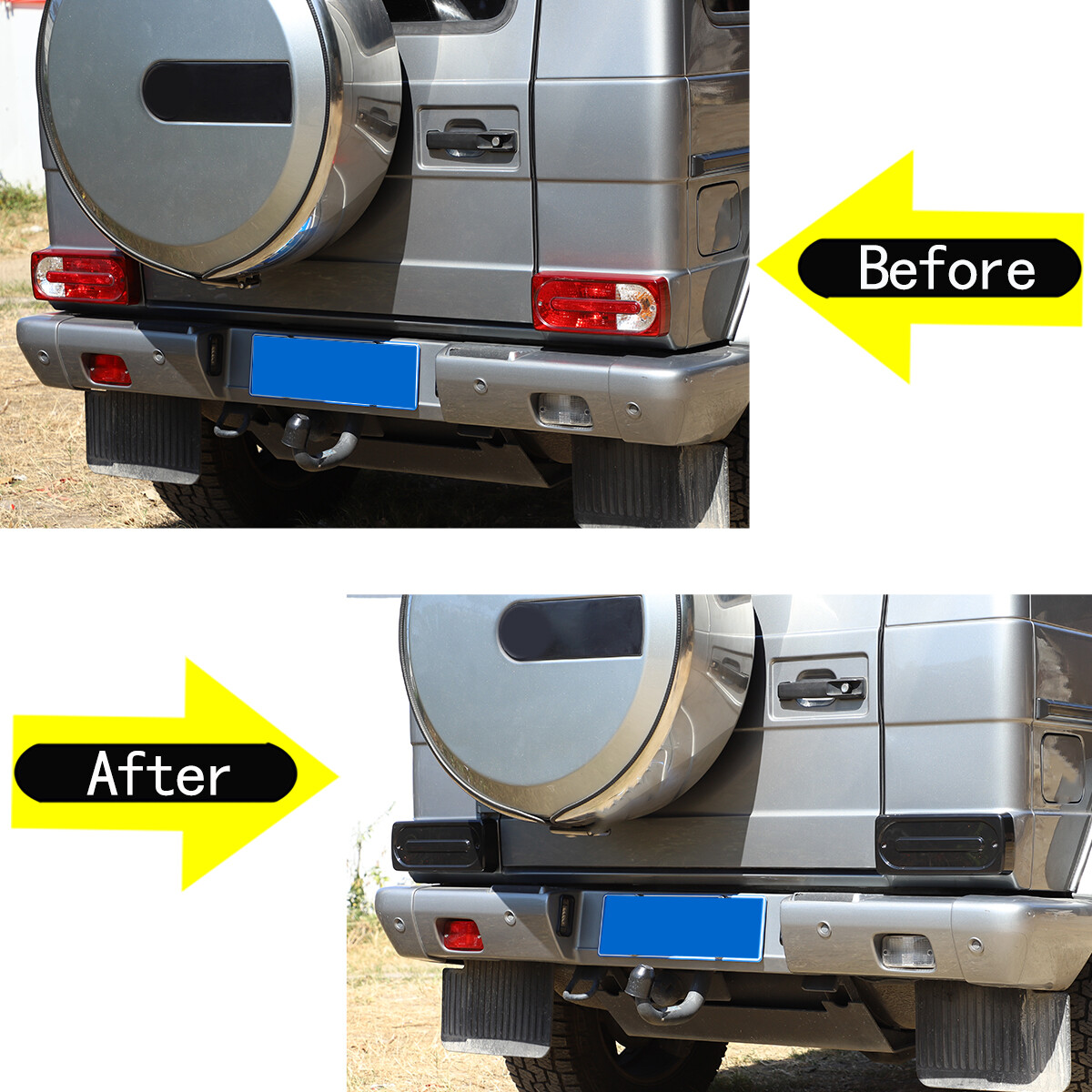 Fits Mercedes-Benz G Class W463 G550 G63 Rear Tail Light Cover Trim ...