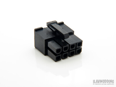 PC 8-pin PCI-E / 8-pin Modular Connector Housing Female - BLACK [1pc ...