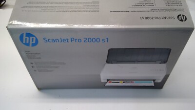 NEW - HP ScanJet Pro 2000 s1 Sheet-feed OCR scanner - White | eBay