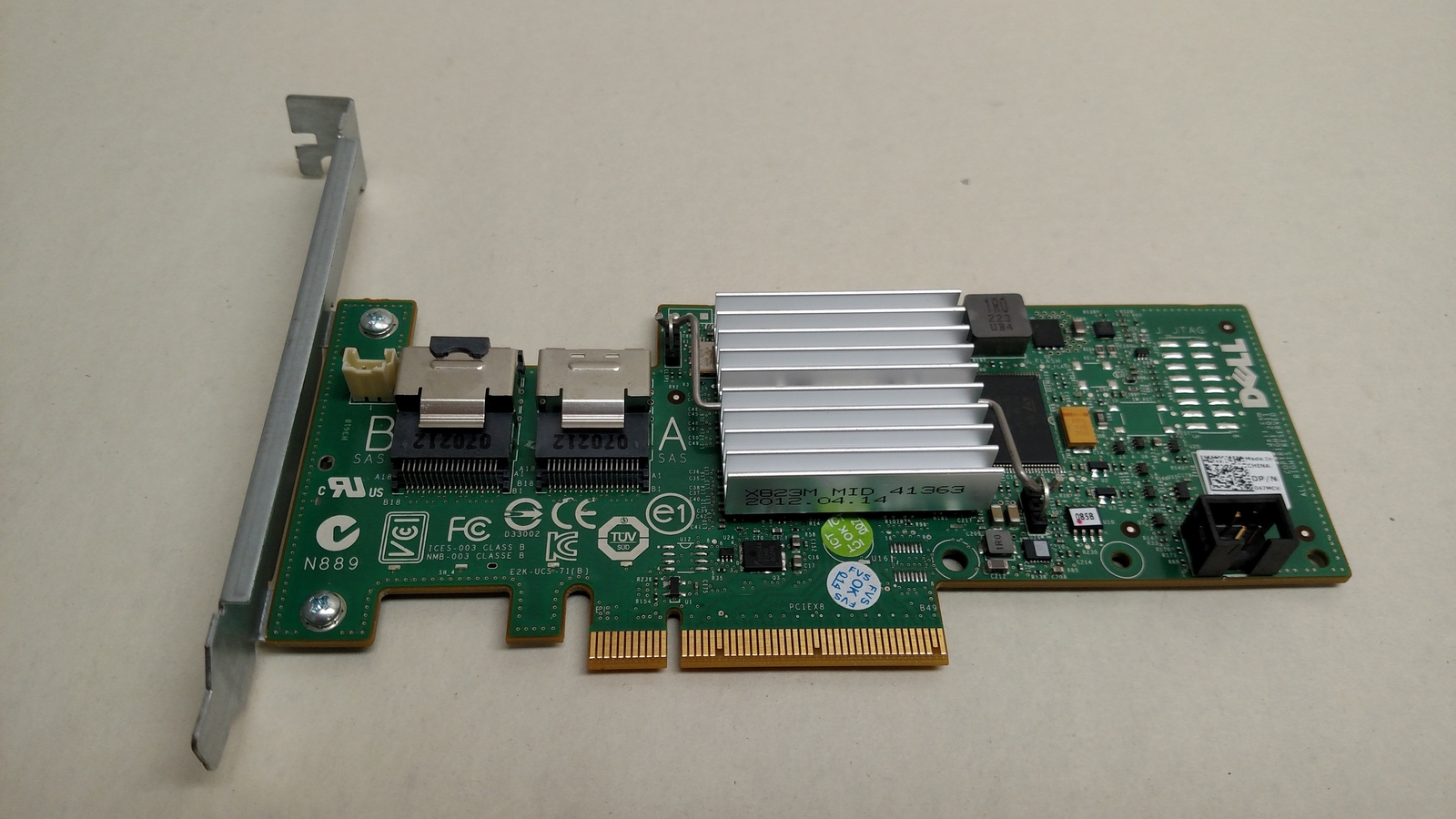 Lot of 10 Dell 47MCV PERC H200 PCI Express 2.0 x8 SAS SATA RAID ...