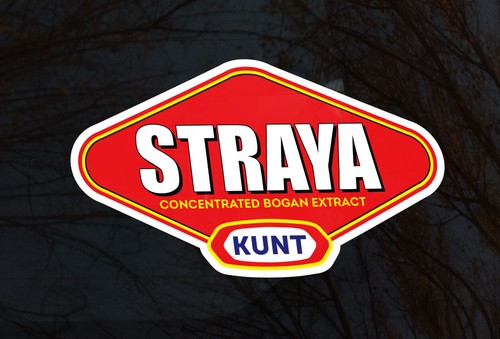 Straya KU&T VEGEMITE FUNNY STICKER / DECAL 170mm x 100mm 3M quality ...