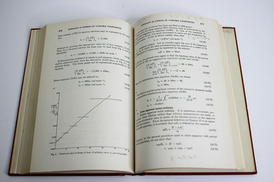 1953 CHEMICAL THERMODYNAMICS: Basic Theory and Methods by Irving M ...