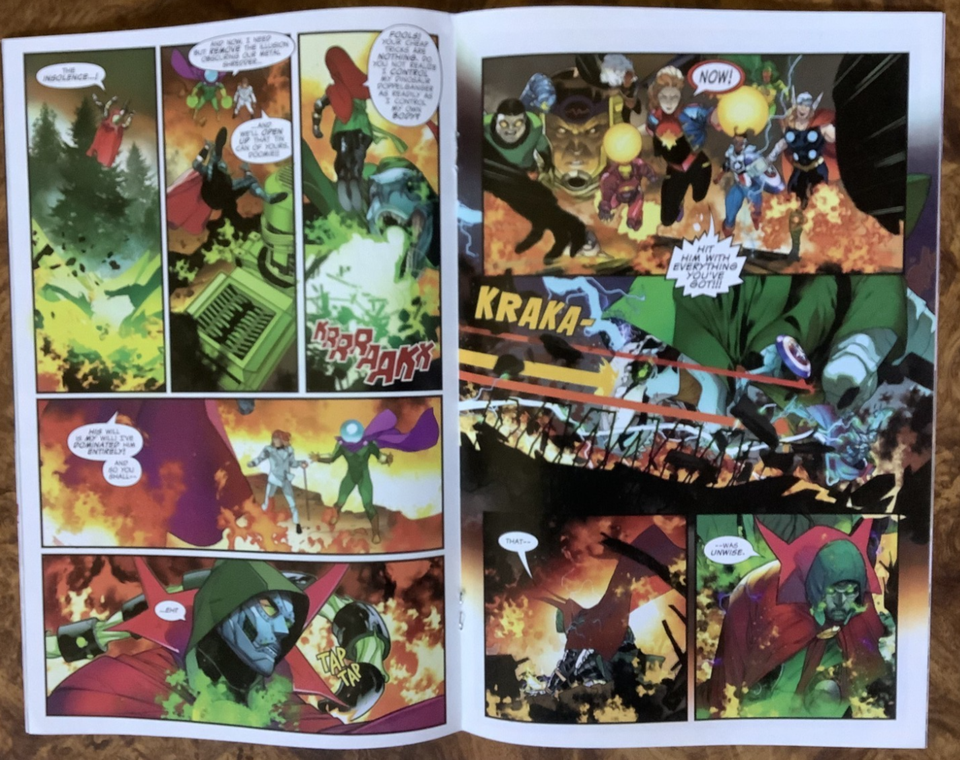 One World Under Doom 3 4 VF/NM Fantastic Four Dr Doom Avengers Ryan ...