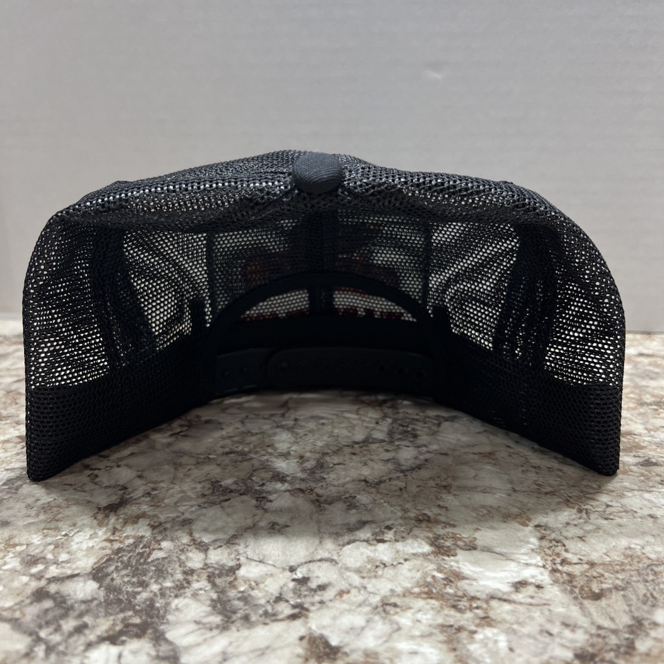 Dekalb Seed Corn Baseball Cap Trucker Hat Vintage Snap-Back, Black Mesh ...